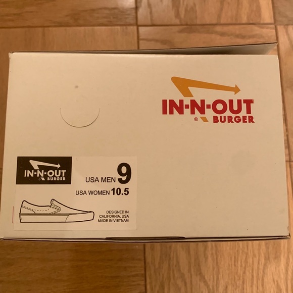 In-N-Out | Shoes | Innout Burger Shoes Sandals Slides California | Poshmark